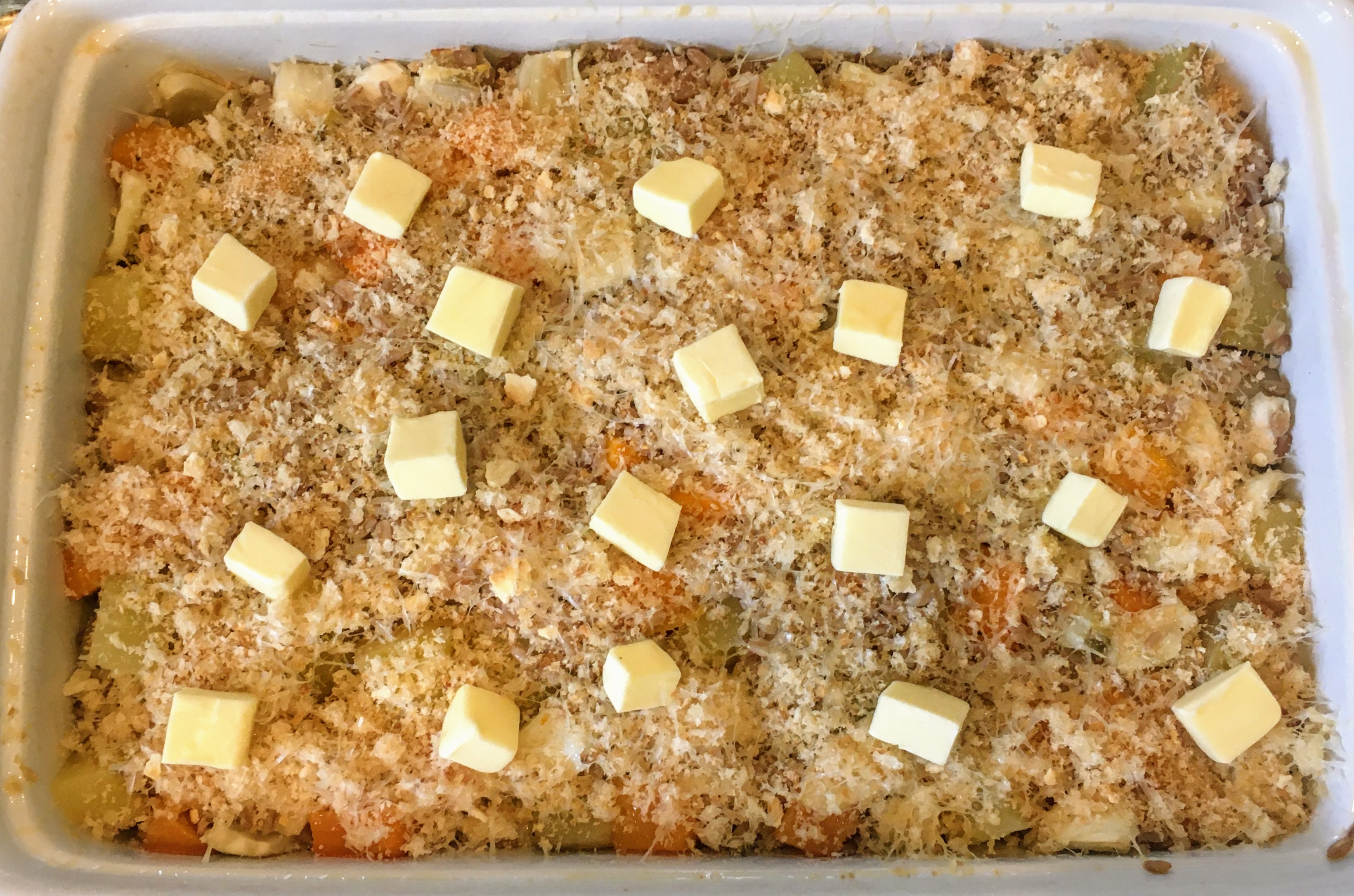 Winter Veggie Bake with Farro – Greg Nelson Cooks