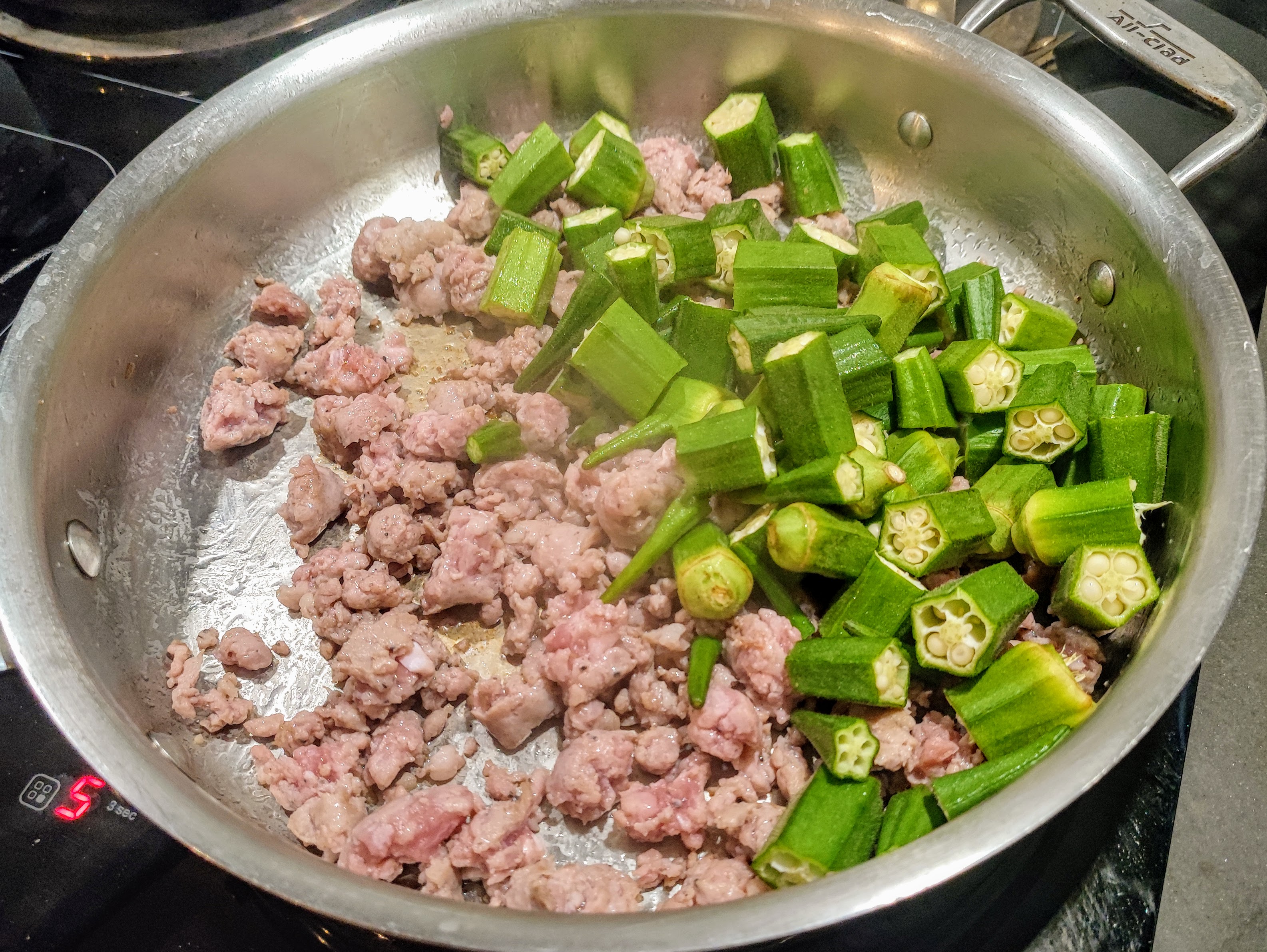 Penne alla Salsiccia e Ocra (Sausage and Okra with Penne Pasta) – Greg ...