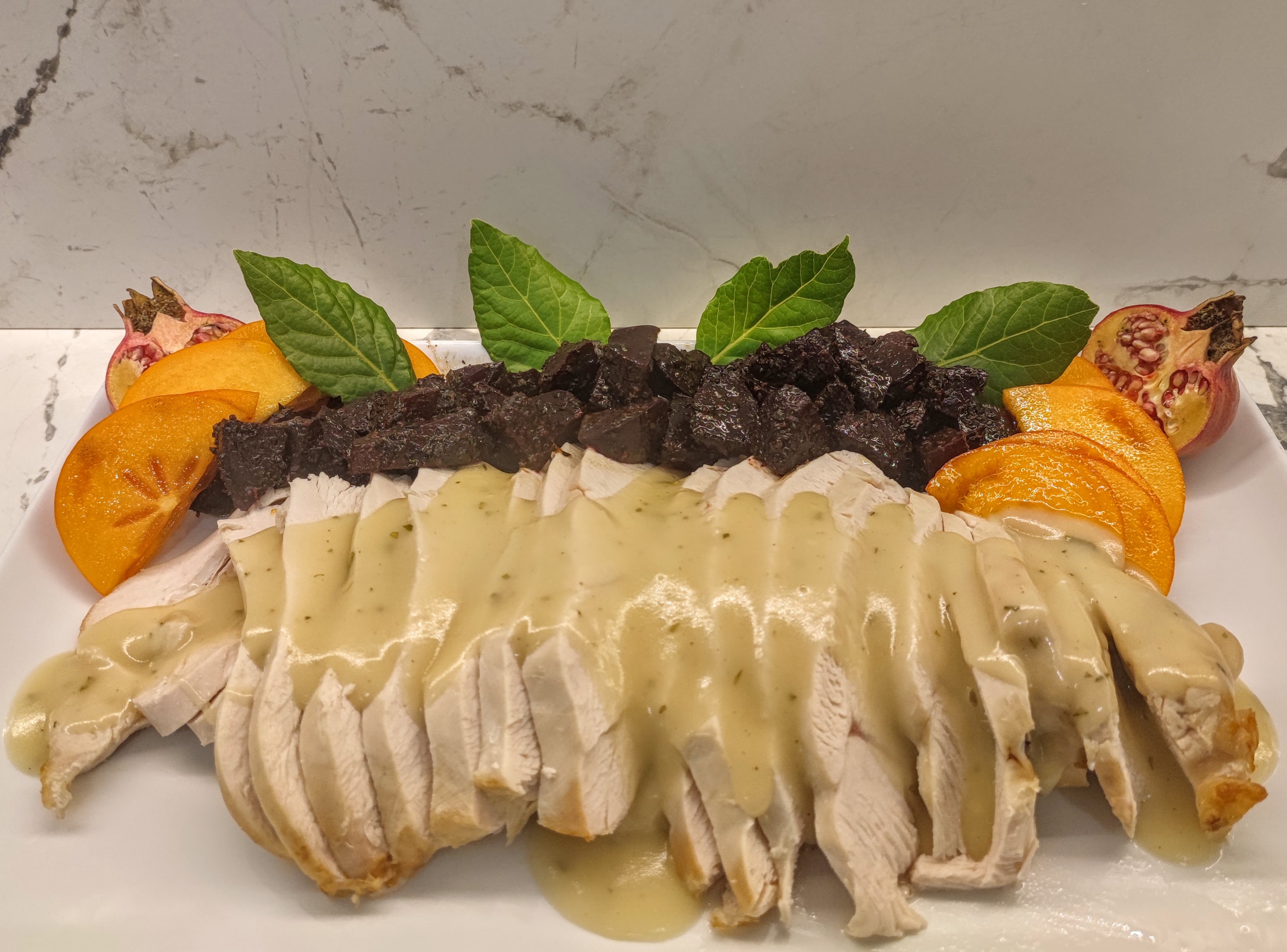 Brined, Steamed and Roasted Turkey Breast with Velouté Sauce (Plus ...