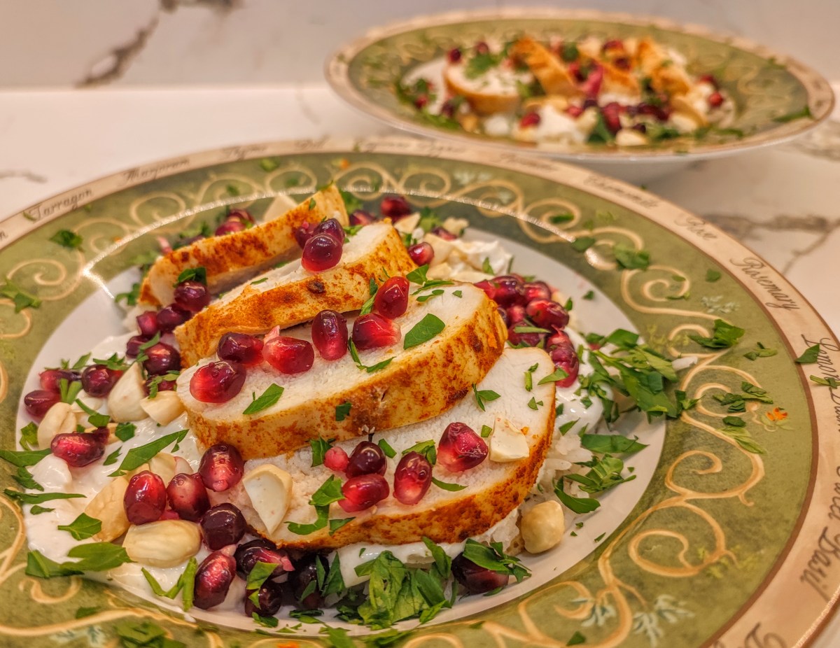 Fatet Djaj (Lebanese Chicken, Rice and Pomegranate) – Greg Nelson Cooks